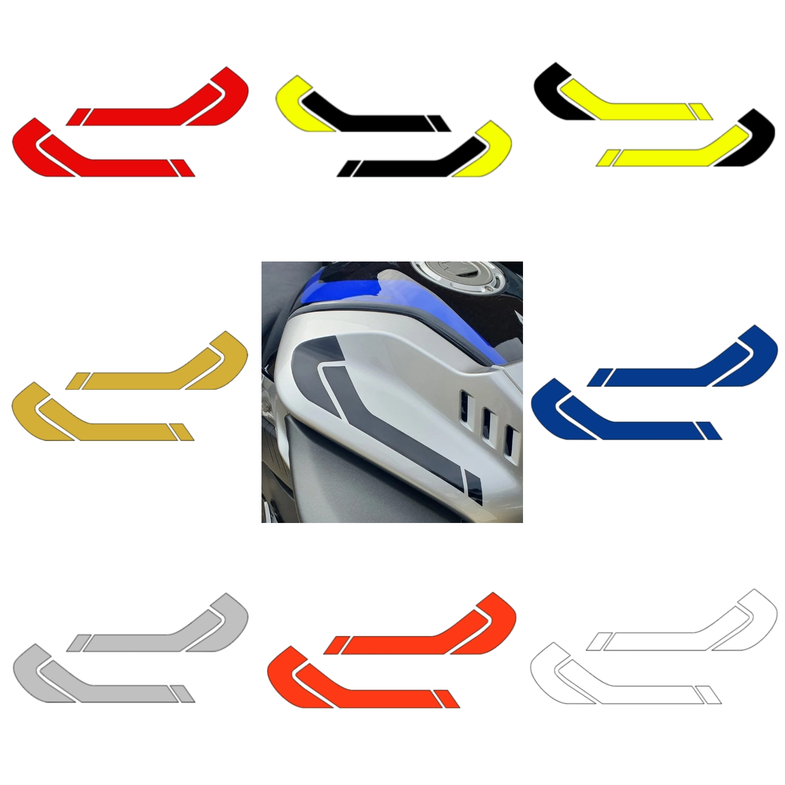 Yamaha MT10 Tank Side Decals (2016-2021) – Century Carbon