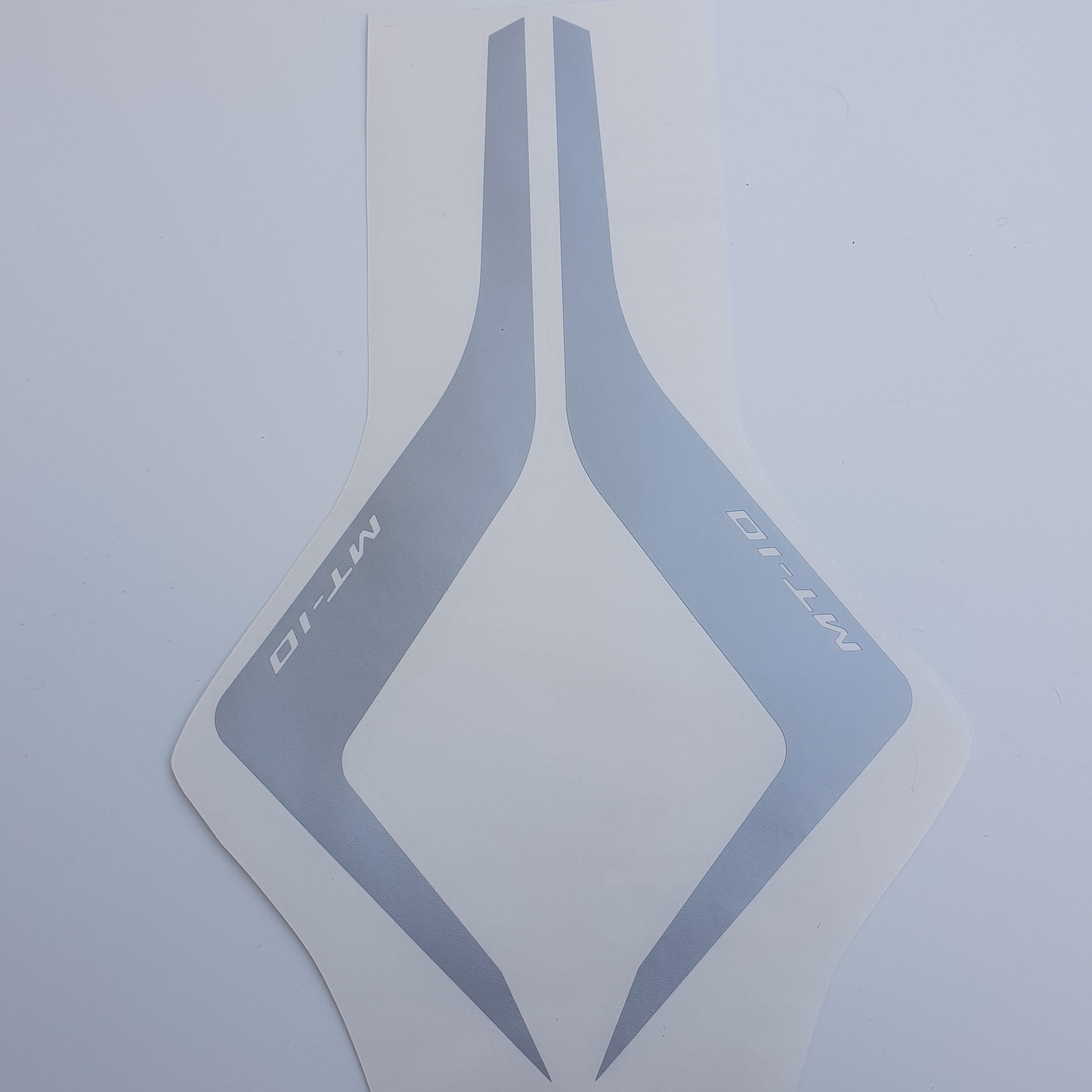 Tank Top Decals / Stickers for Yamaha MT10 - SILVER (fits Gen 1 & Gen ...