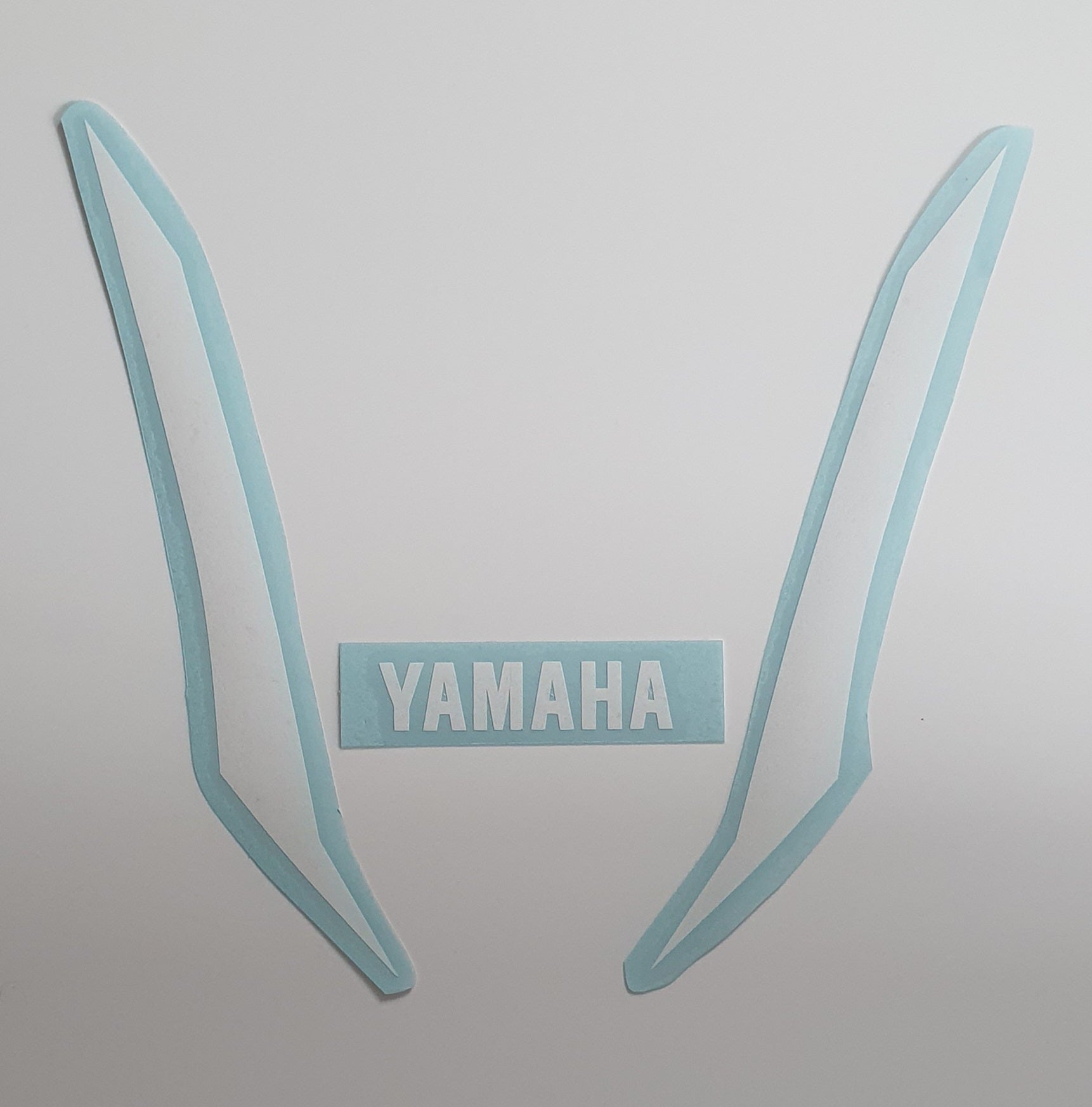 Yamaha MT10 Front Mudguard Decals / Stickers - WHITE – Century Carbon